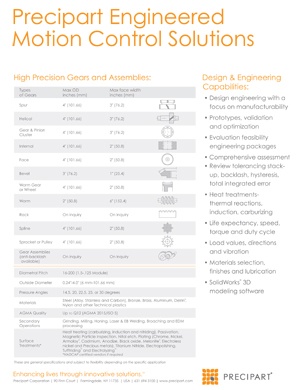 Motion Control Engineering Brochure Download
