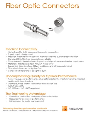 Fiber Optic Connectors Data Sheet Download
